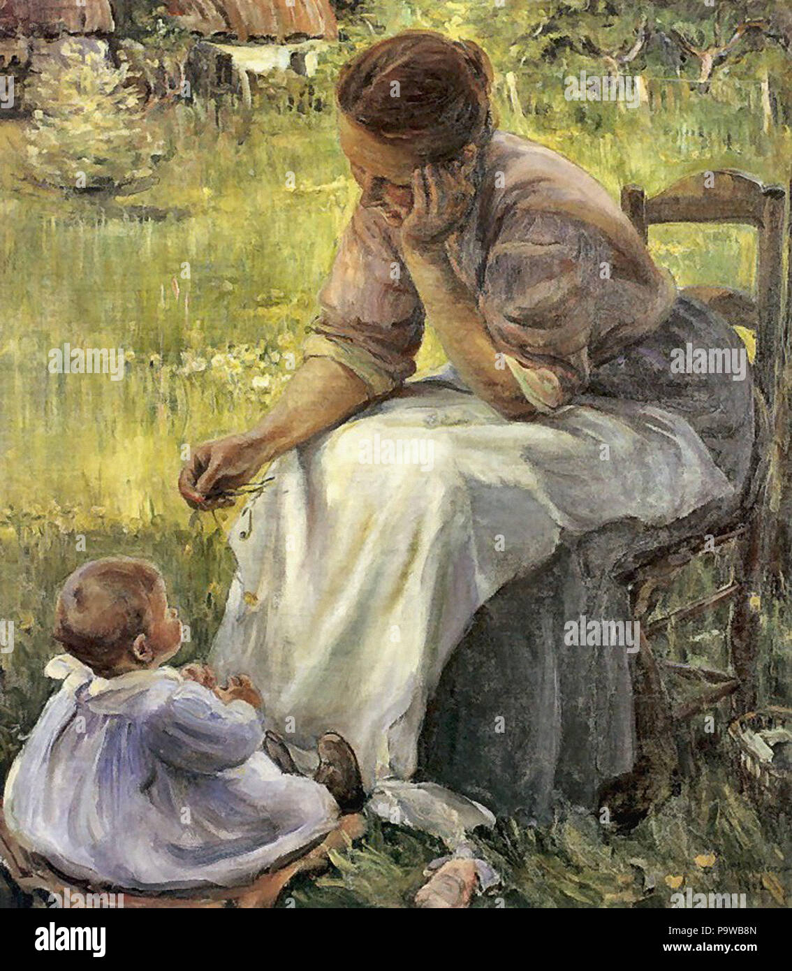 Nourse Elizabeth - Meditation Stock Photo - Alamy