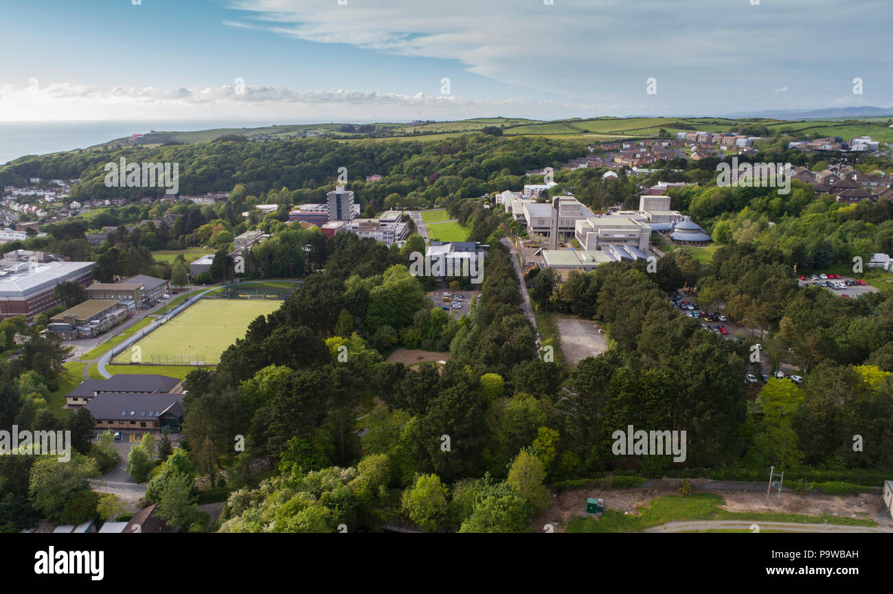 Aberystwyth aerial drone photograph hi-res stock photography and images ...