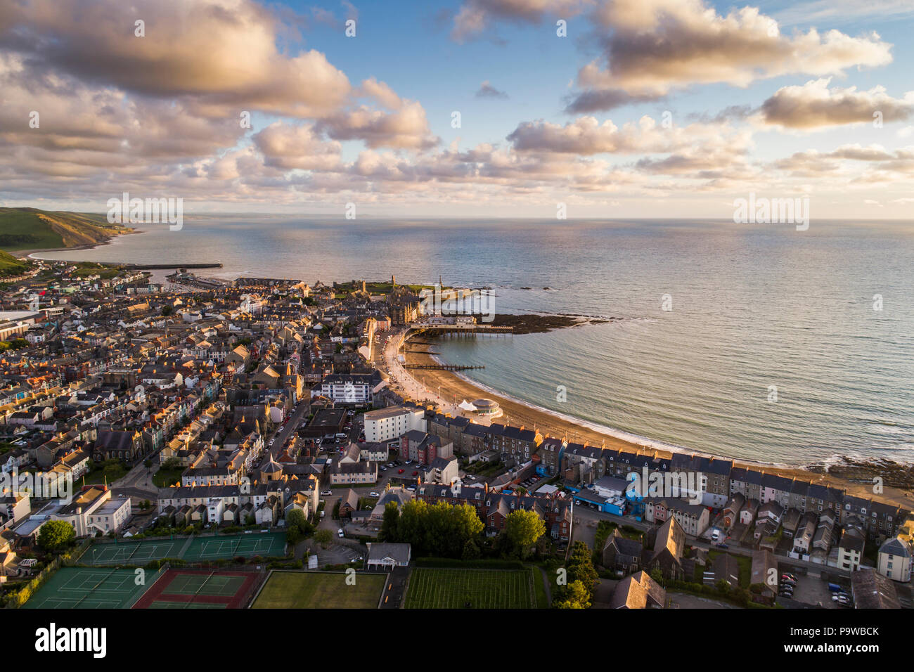 Aerial view of aberystwyth hi-res stock photography and images - Alamy
