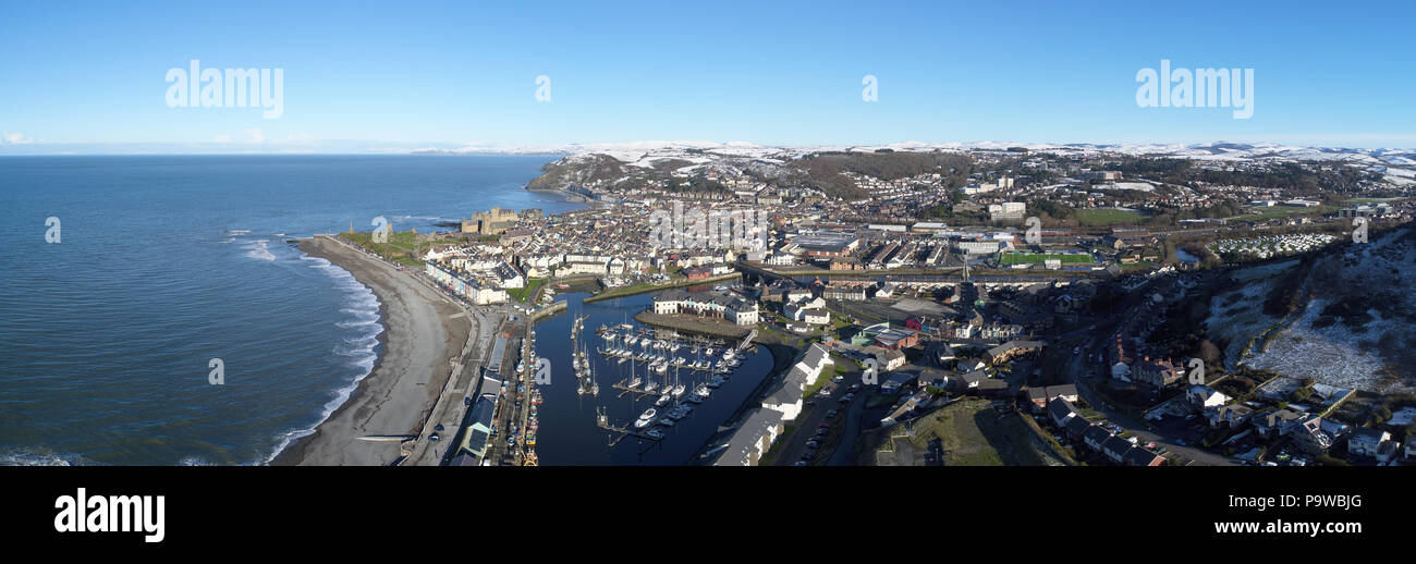 Uk snow landscape arial view hi-res stock photography and images - Alamy