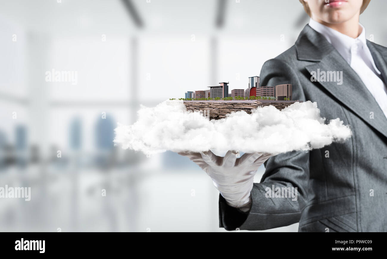 Concept of modern urban development Stock Photo - Alamy