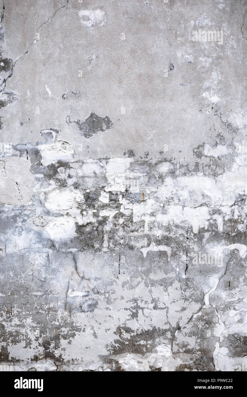 Damaged concrete wall background Stock Photo - Alamy