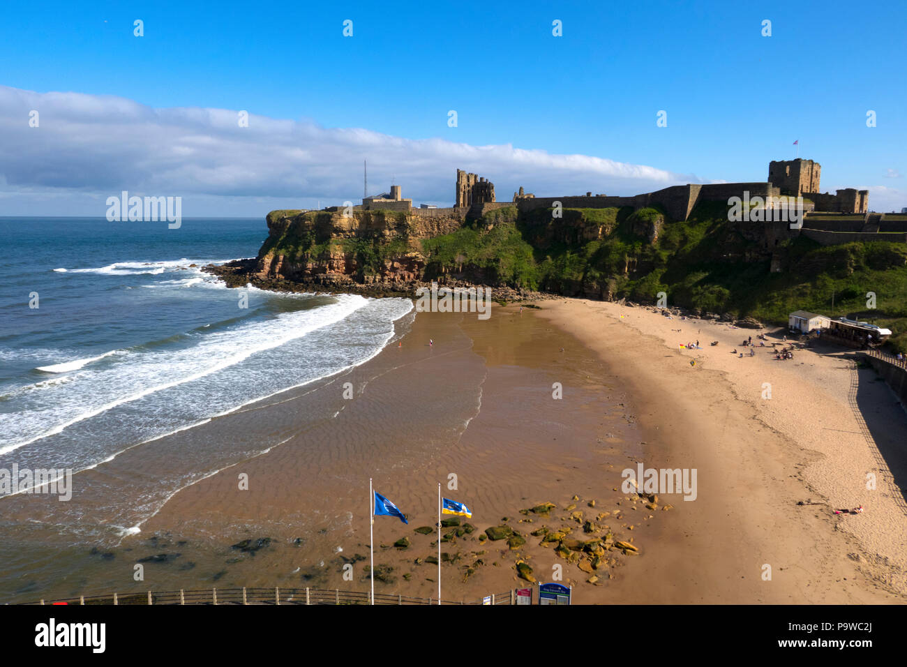 Tynemouth castle UK Stock Photo - Alamy