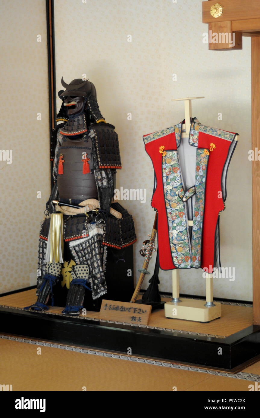 Japanese Armor at the Japanese Old House located in Shizuoka, Japan ...