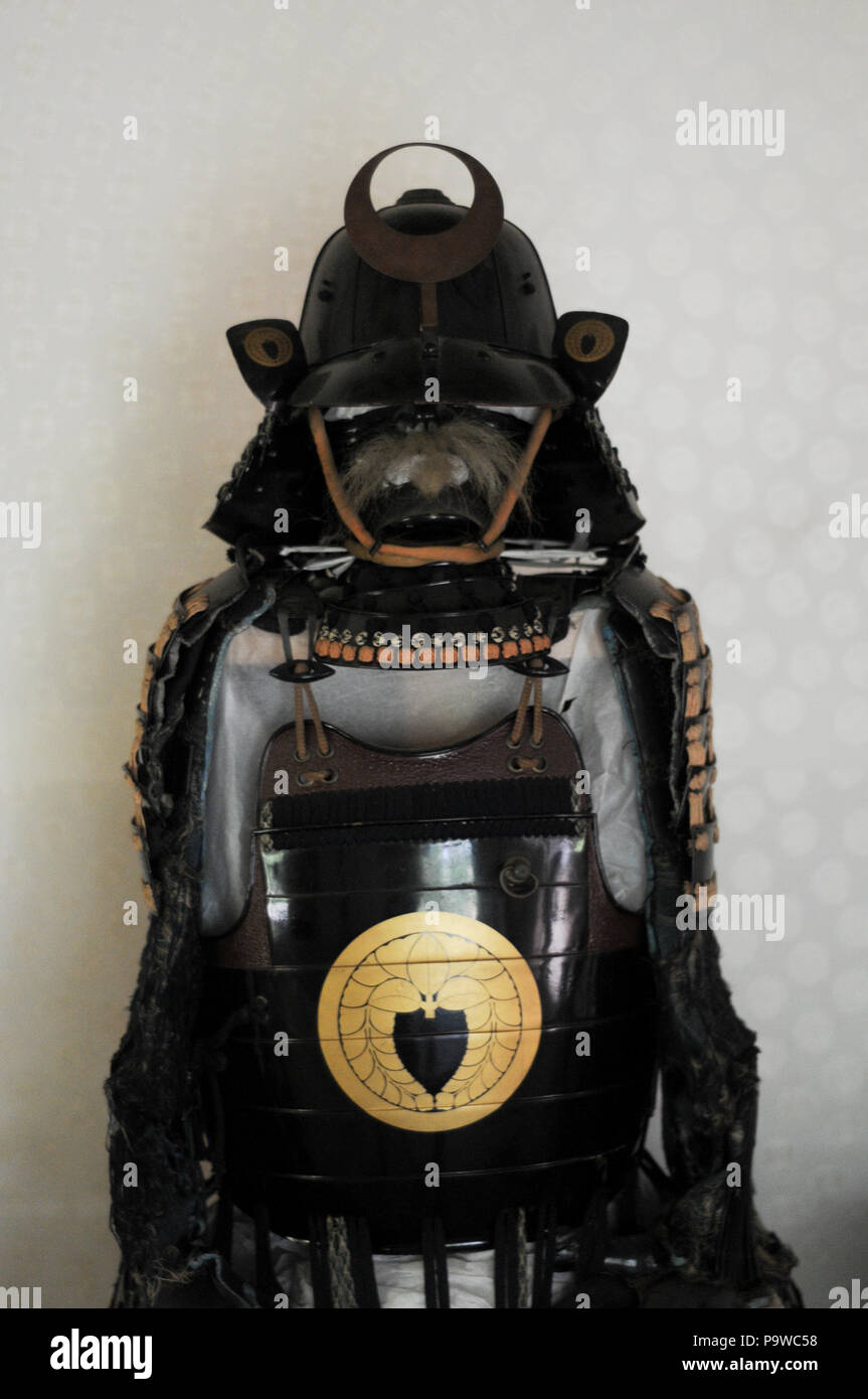 Japanese Armor at the Japanese Old House located in Shizuoka, Japan ...