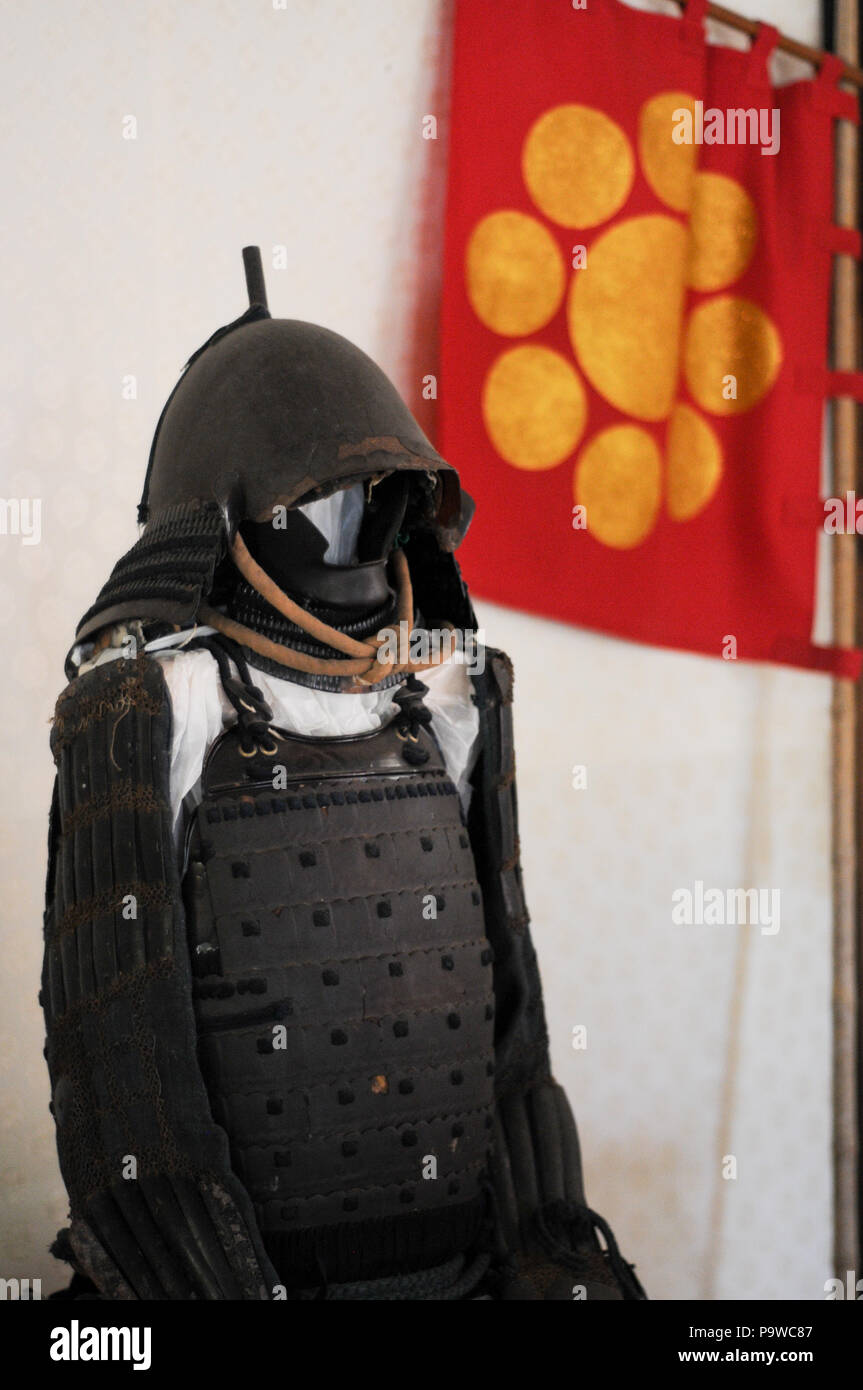 Japanese Armor at the Japanese Old House located in Shizuoka, Japan ...