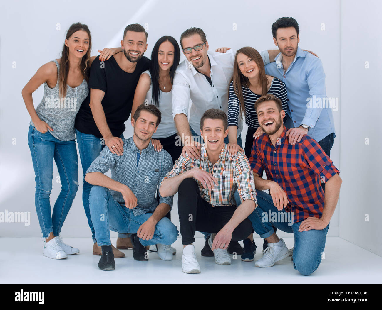 group of creative young people Stock Photo - Alamy