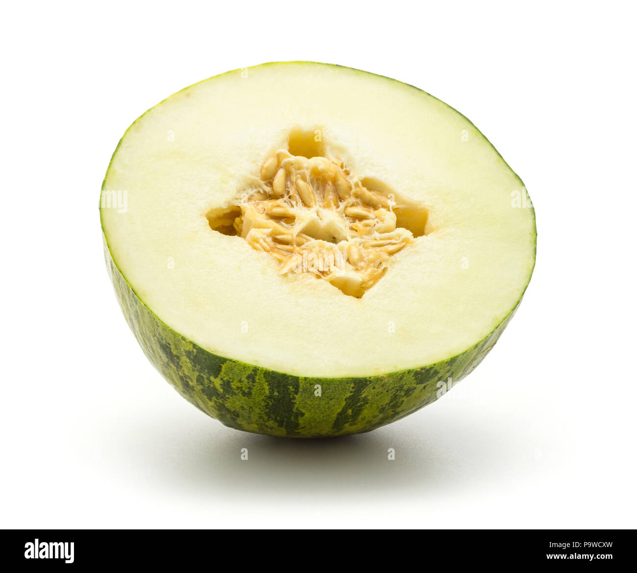 Melon Piel de Sapo one section half (Santa Claus Christmas variety ...