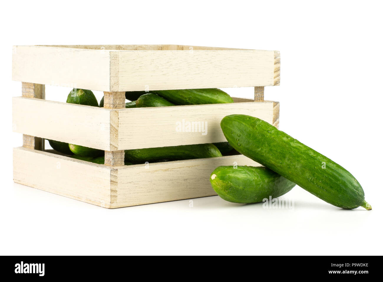 Miniature cucumbers Cut Out Stock Images & Pictures - Alamy