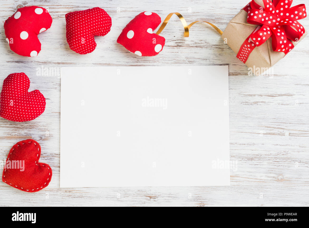 Blank paper for writing message Stock Photo - Alamy