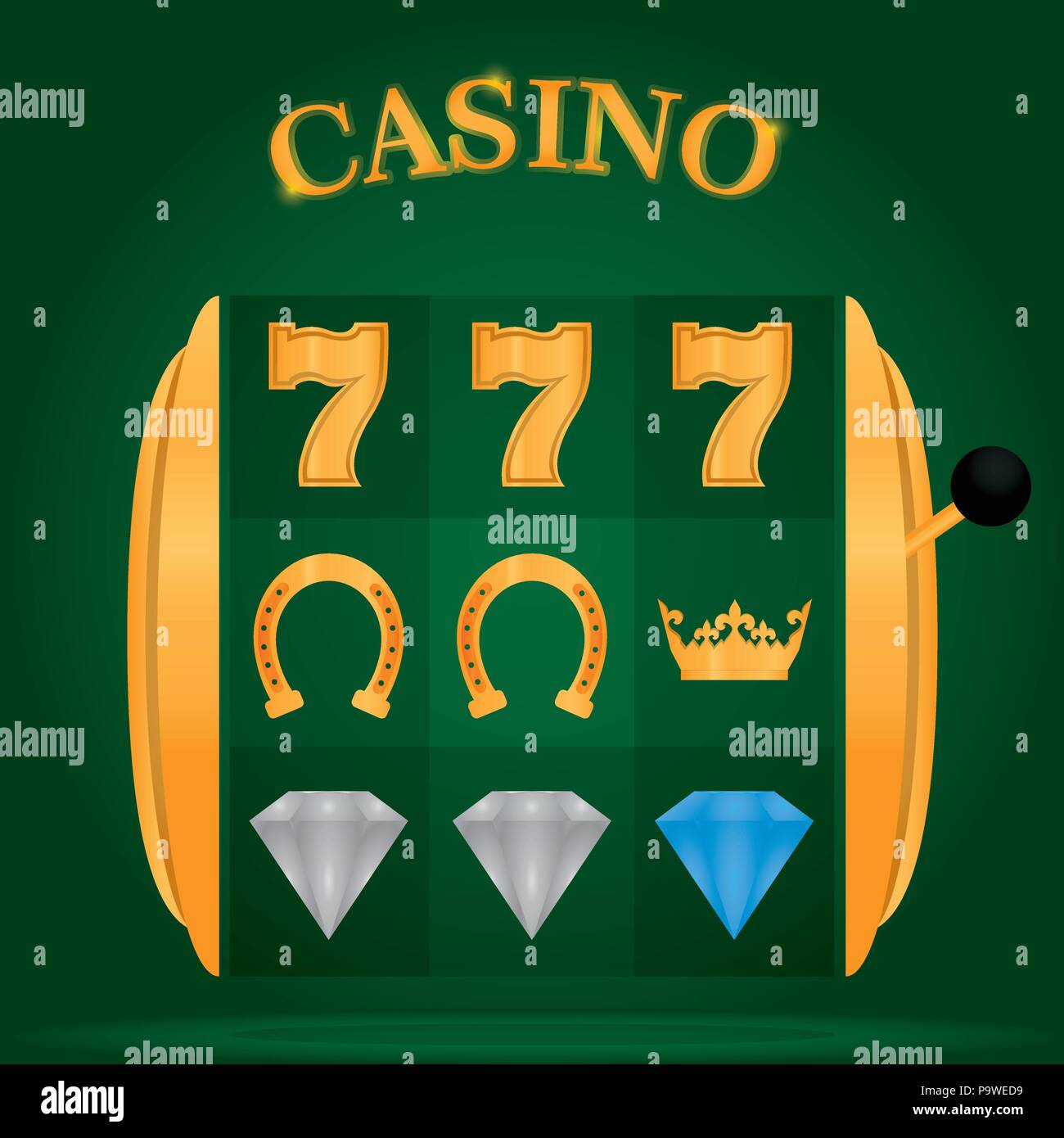 Number sevens Stock Vector Images - Alamy