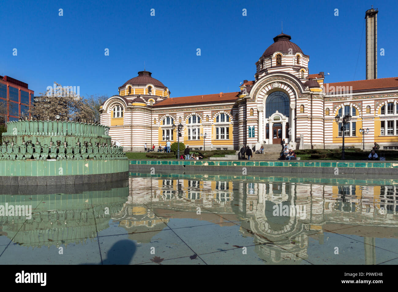 SOFIA, BULGARIA - APRIL 1, 2017: Central Mineral Bath - History Museum of Sofia, Bulgaria Stock ...