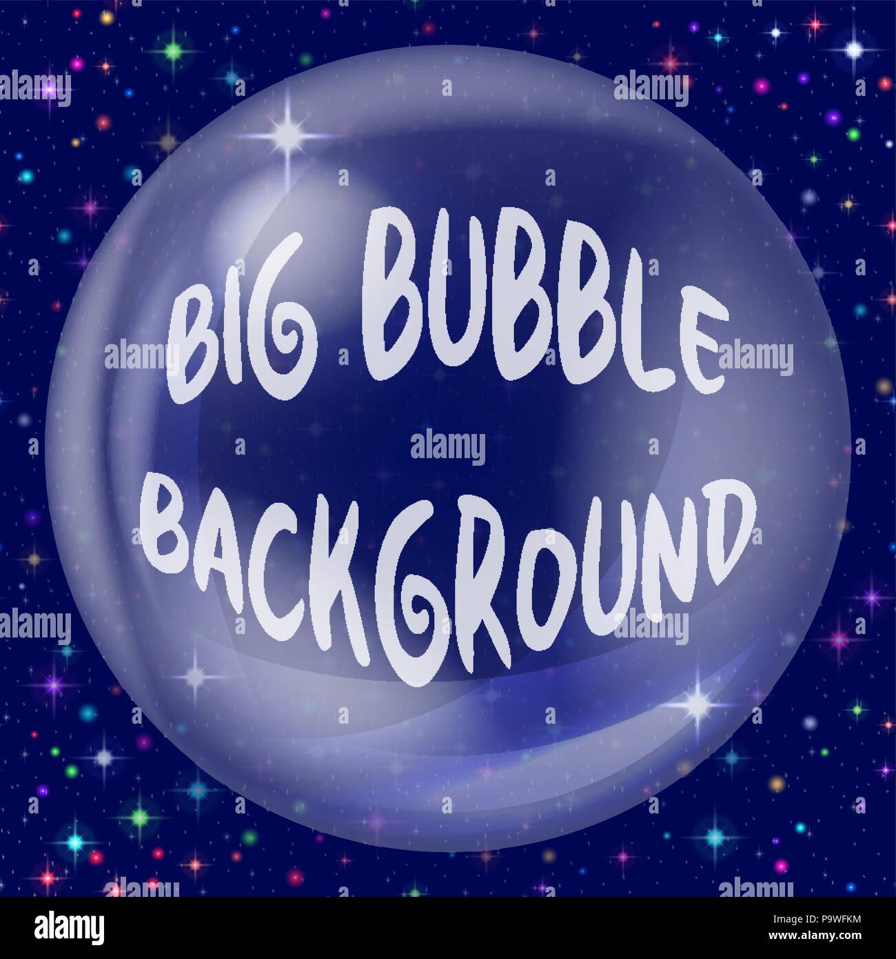 Background, Bubble on Blue Stock Vector Image & Art - Alamy