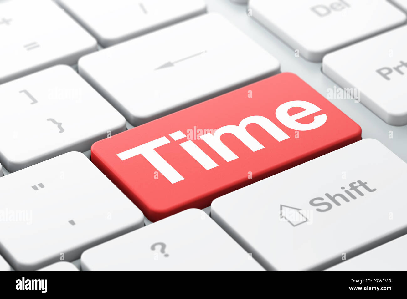 Time concept: Time on computer keyboard background Stock Photo - Alamy