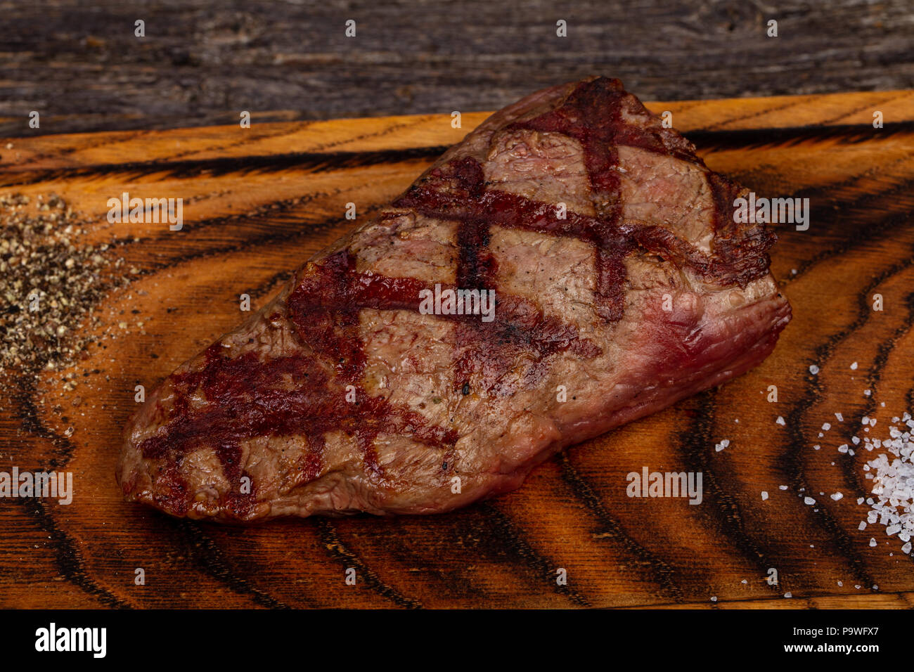 Grilled Beef steak fillet Black Angus Stock Photo - Alamy