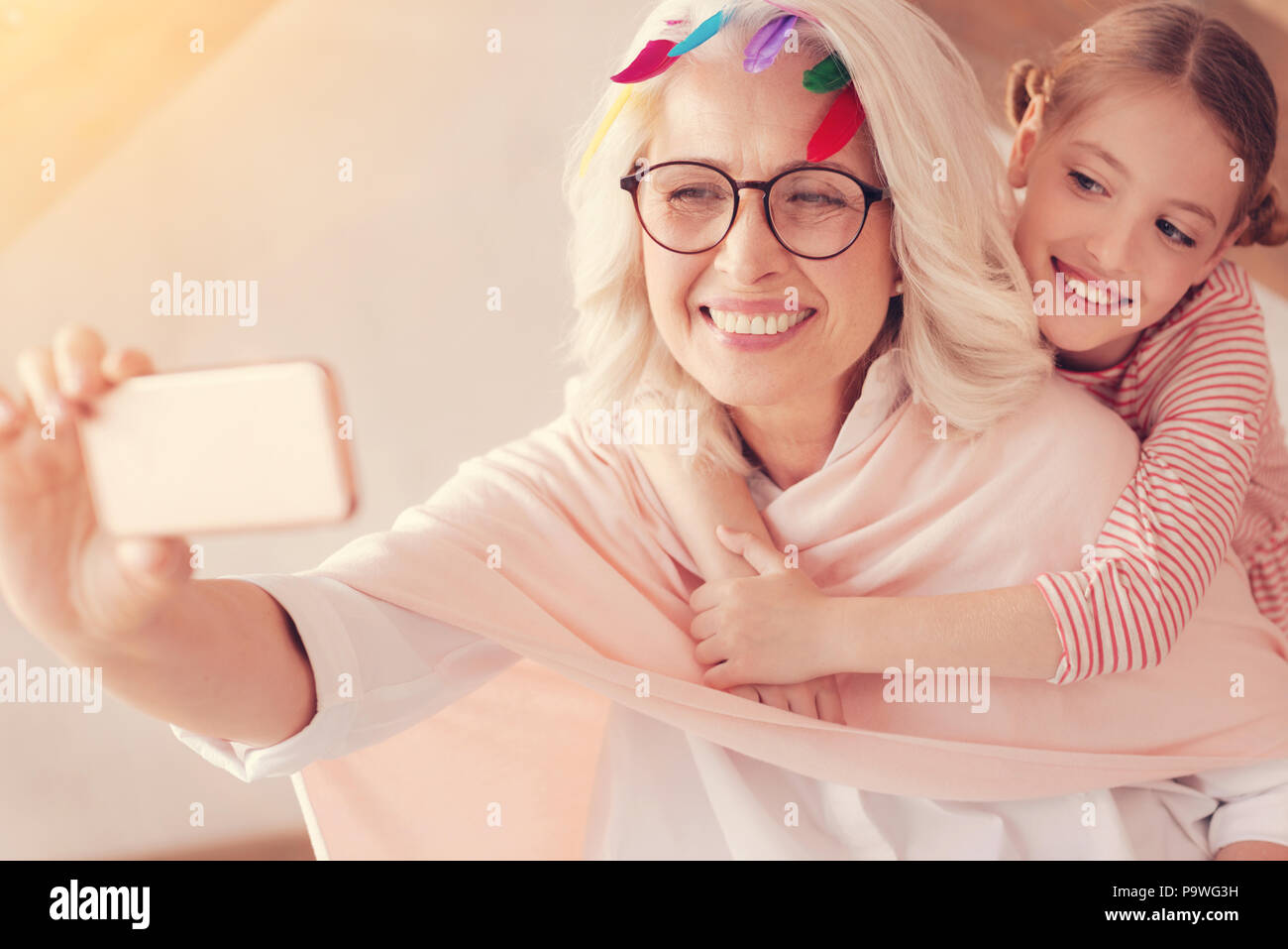 Beautiful granny hi-res stock photography and images - Alamy