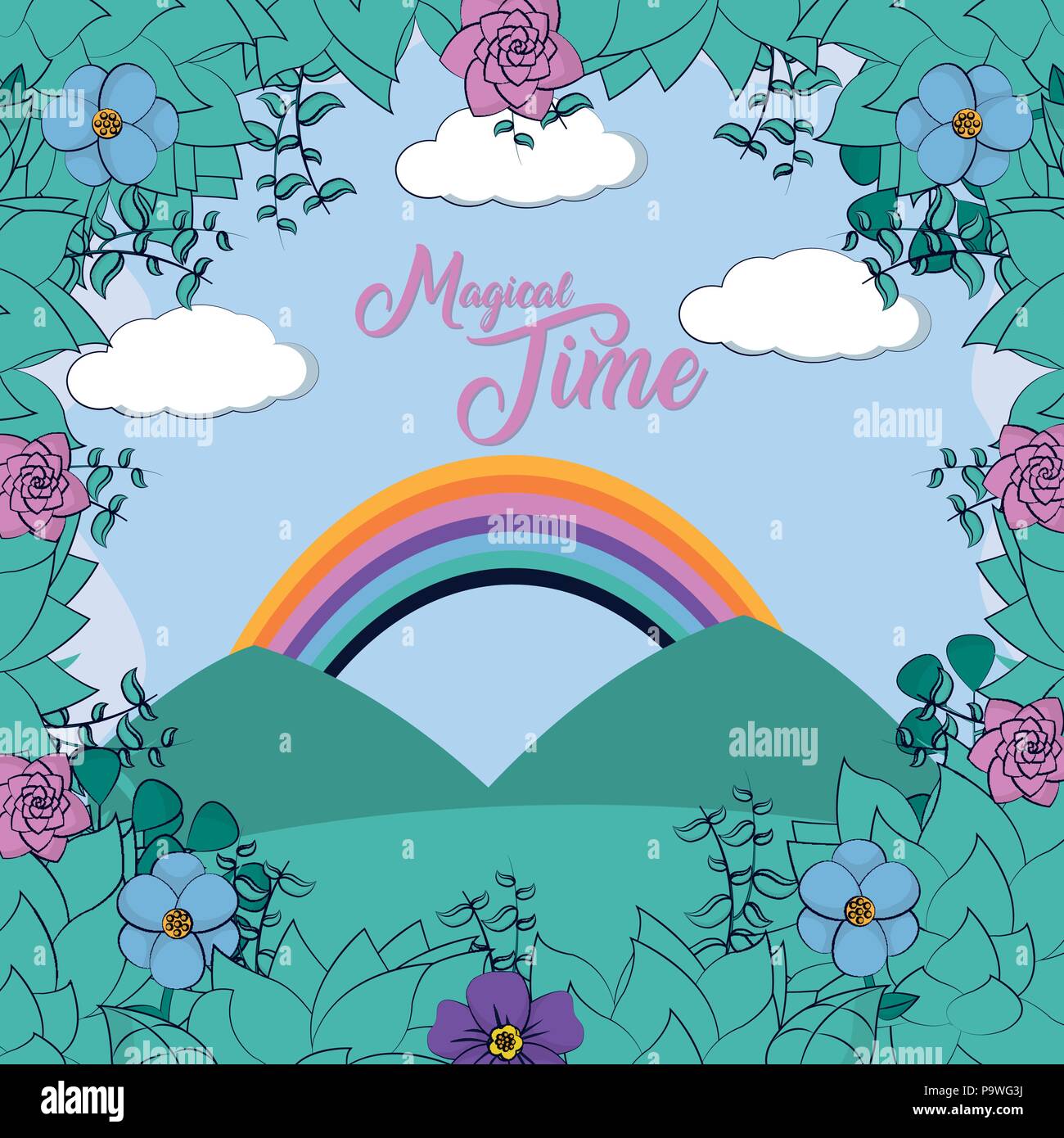 Magical environment Stock Vector Images - Alamy