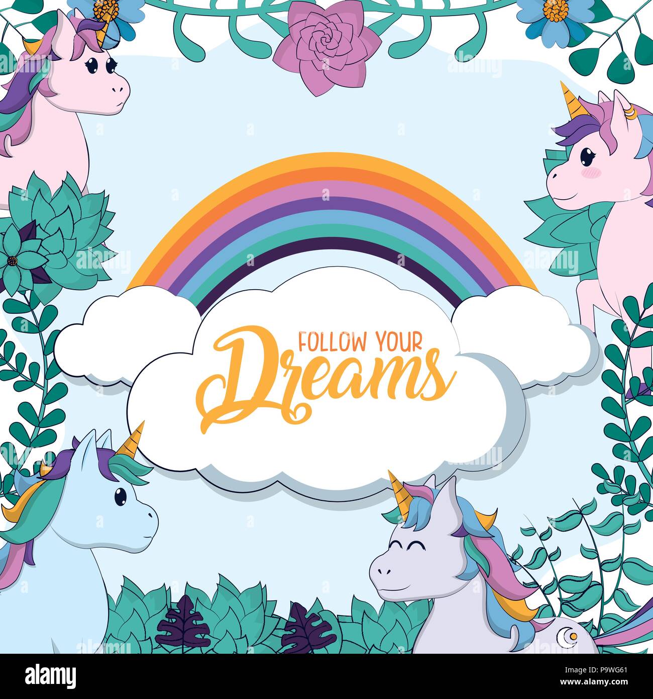 Follow you dreams cartoons Stock Vector Image & Art - Alamy