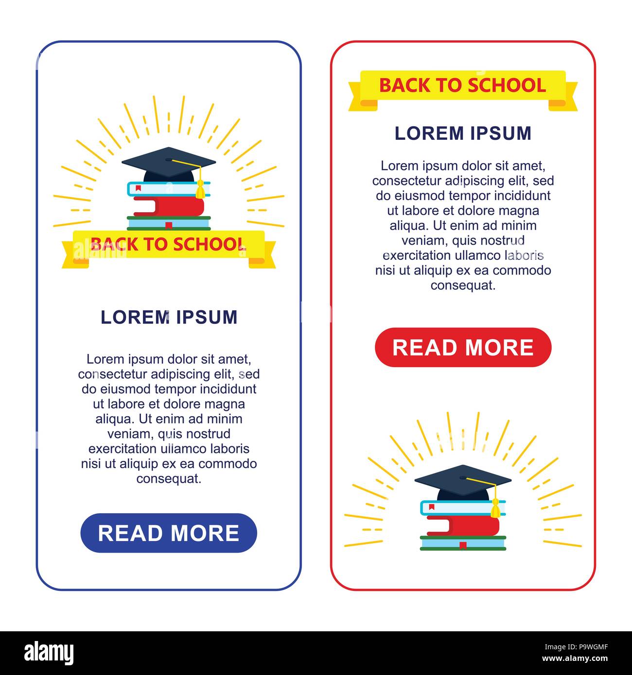 Two vertical leaves Stock Vector Images - Alamy