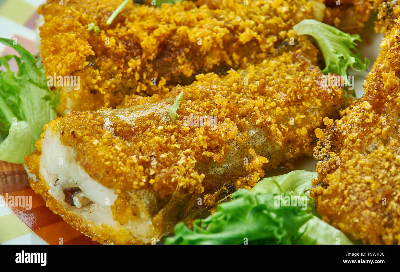 Mandeli Fish Fry, fish fried in Goan style Stock Photo - Alamy