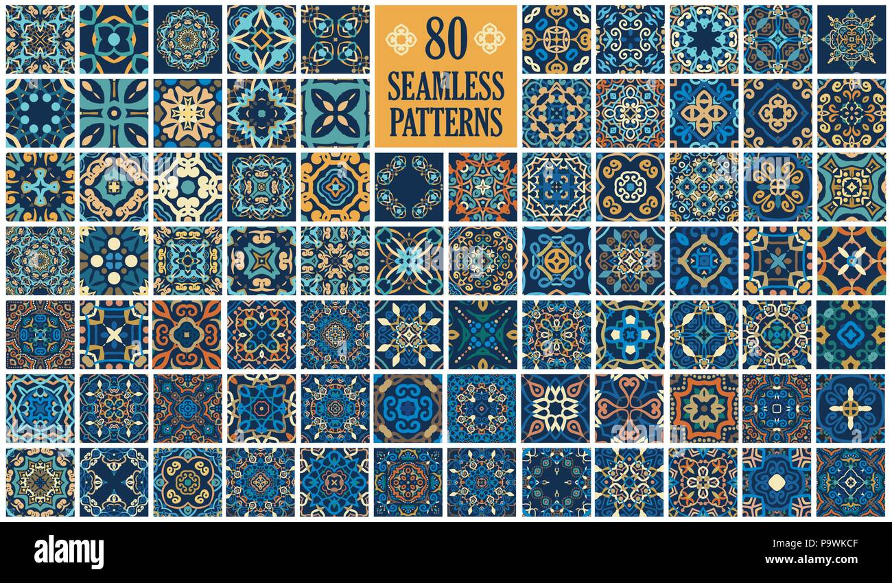 Arabic decorative tiles Stock Vector Image & Art - Alamy