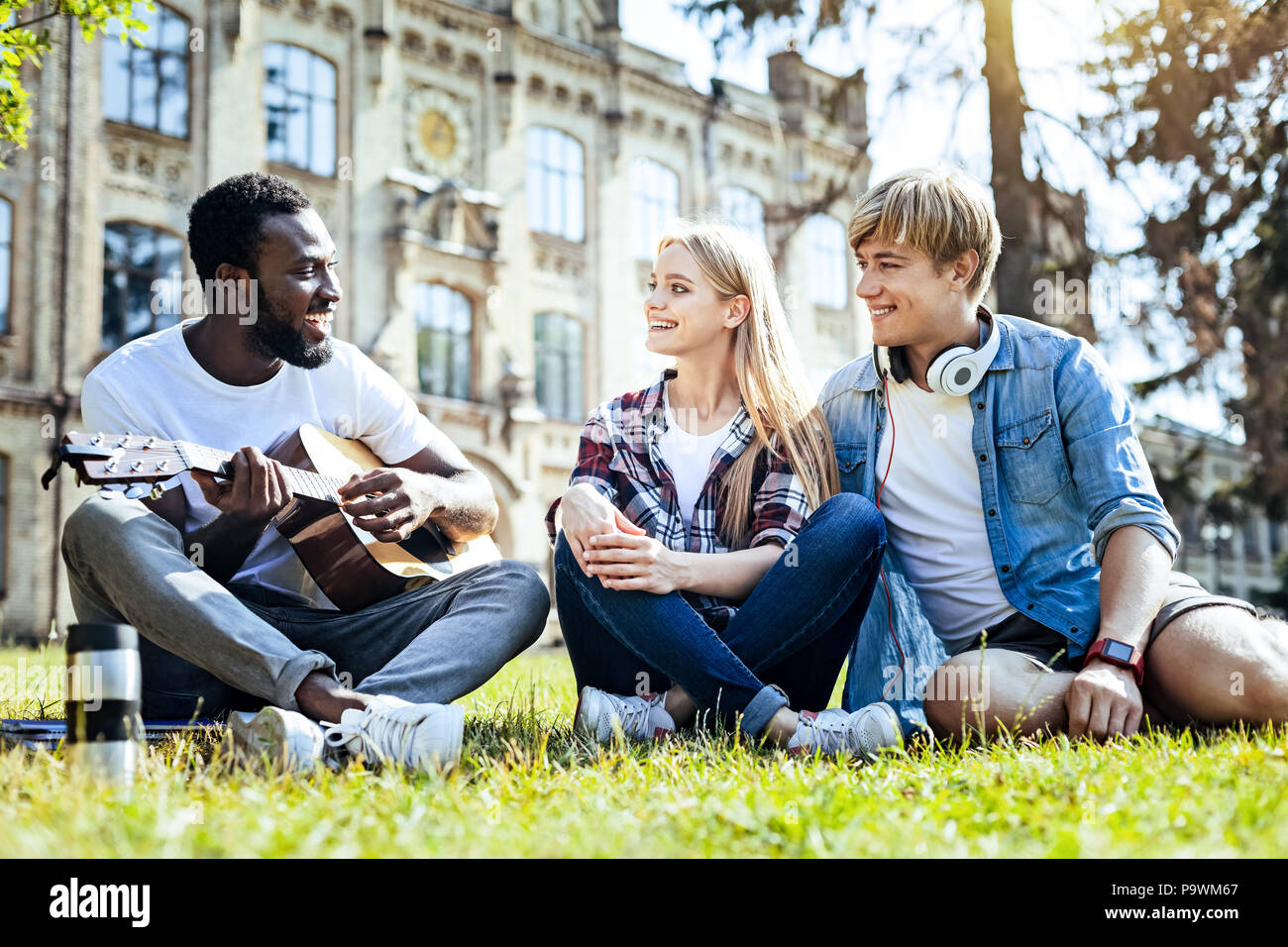 African American Girl Guitar Student High Resolution Stock Photography ...