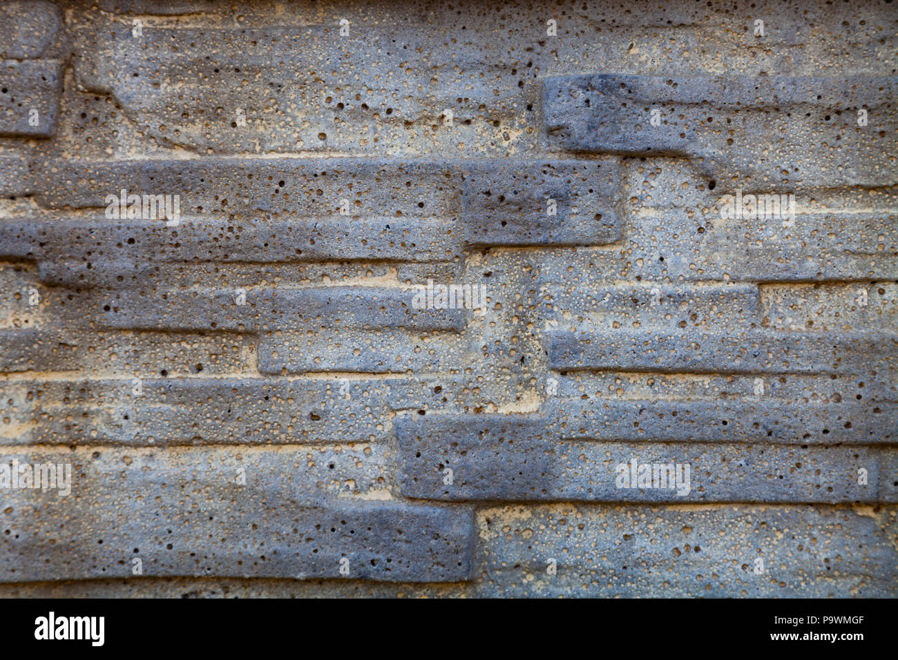 Gray stone texture. Decorative wall close-up, background Stock Photo ...