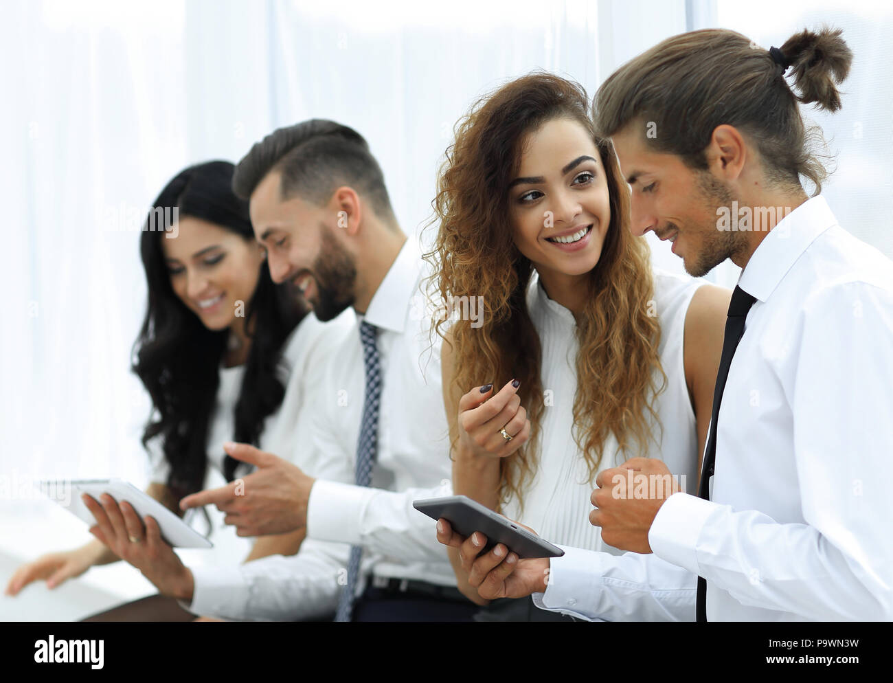 connection corporate digital devices Stock Photo - Alamy