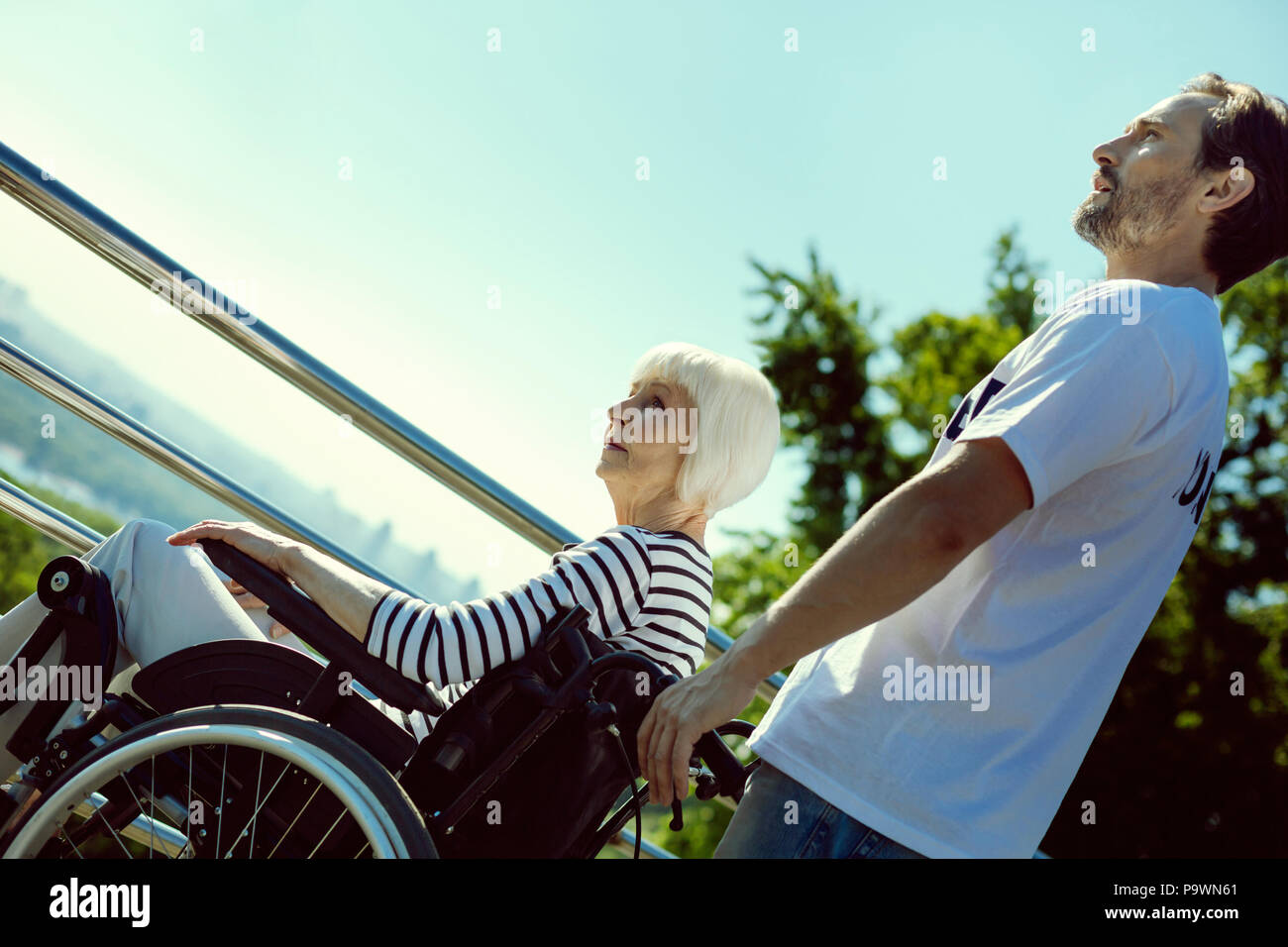 Concentrated people looking forward on the city Stock Photo - Alamy