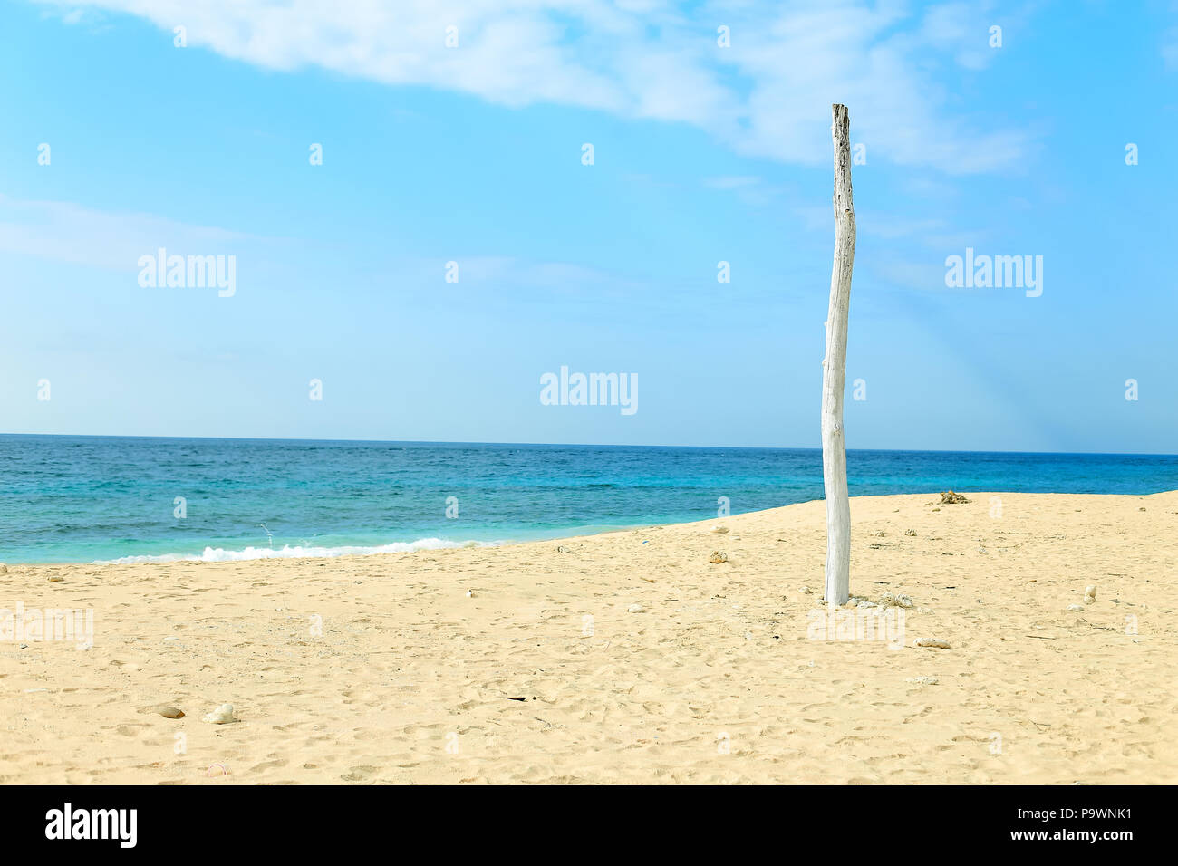 Beautiful Blue Beach Stock Photo - Alamy