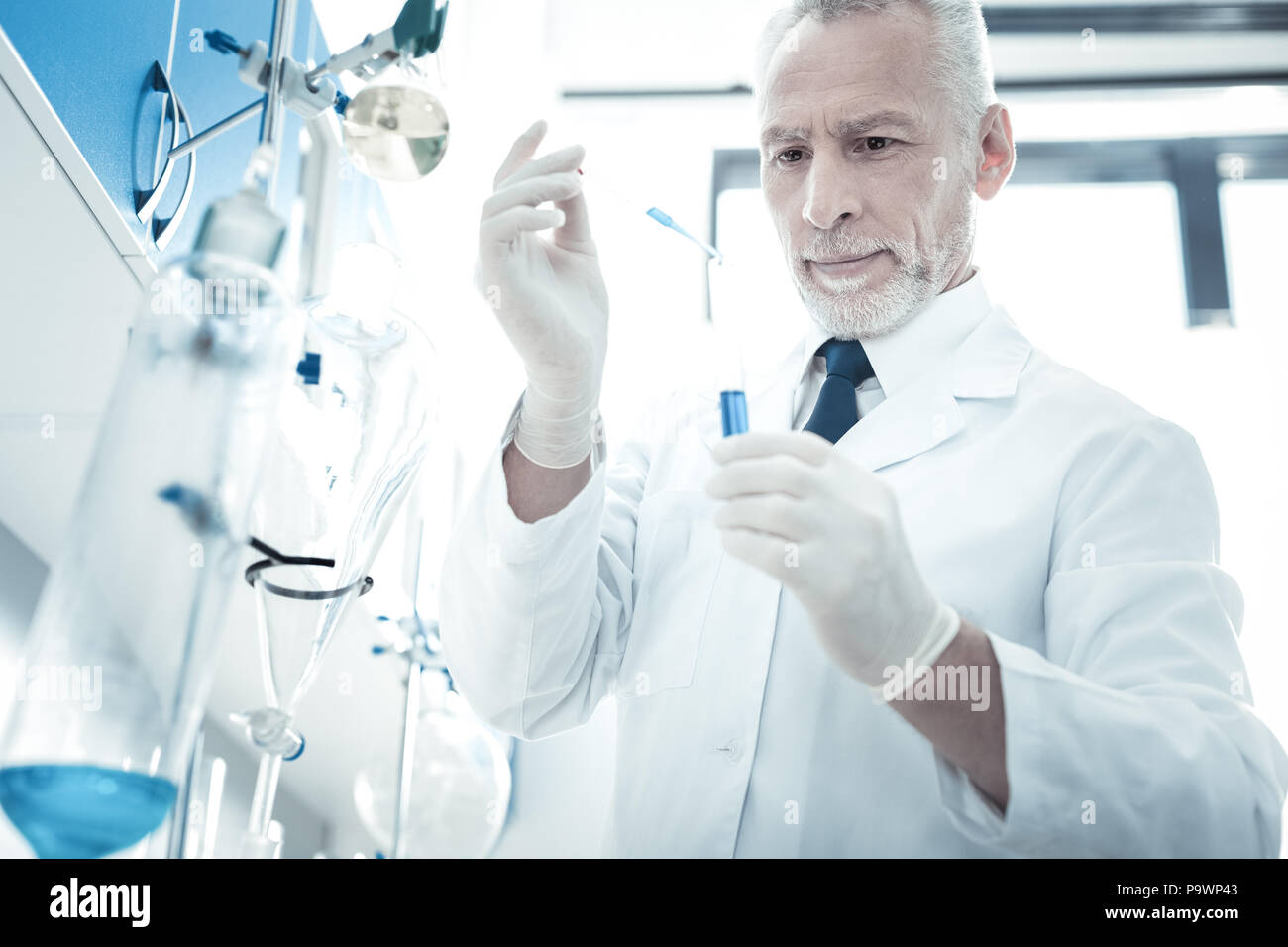 Professional male scientist working Stock Photo - Alamy