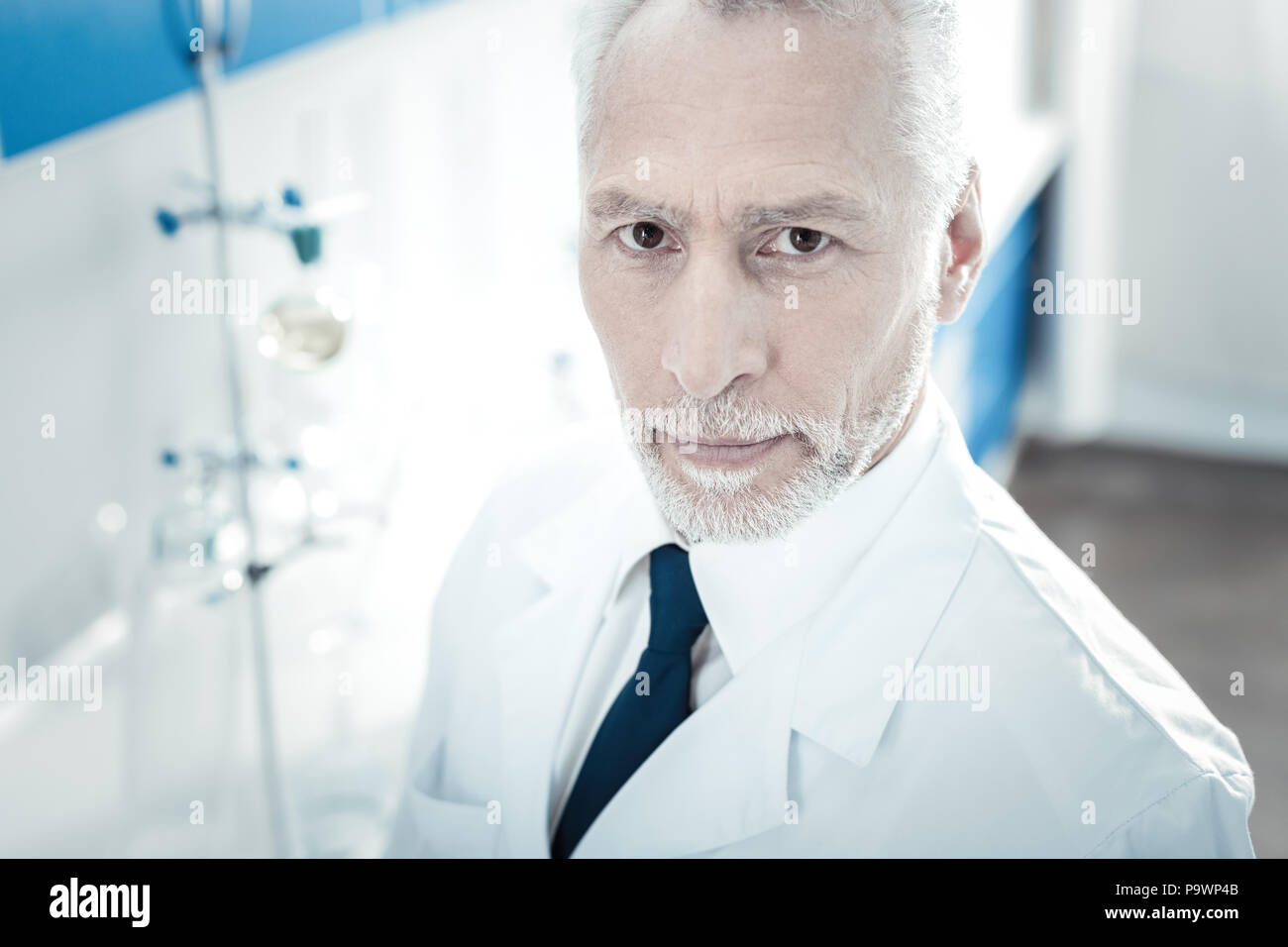 Portrait of a smart handsome researcher Stock Photo - Alamy