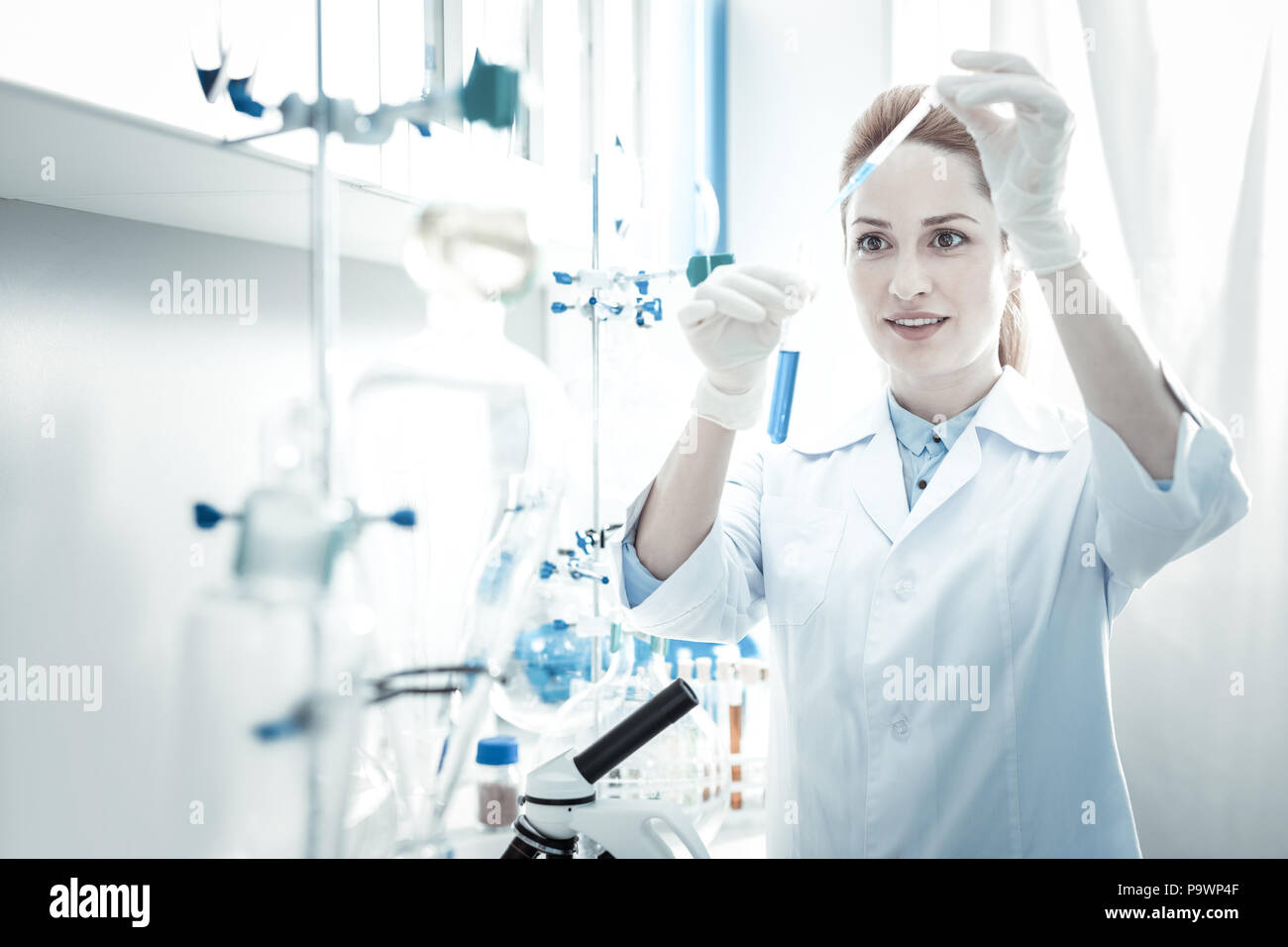 Taking a sample biologist hi-res stock photography and images - Alamy