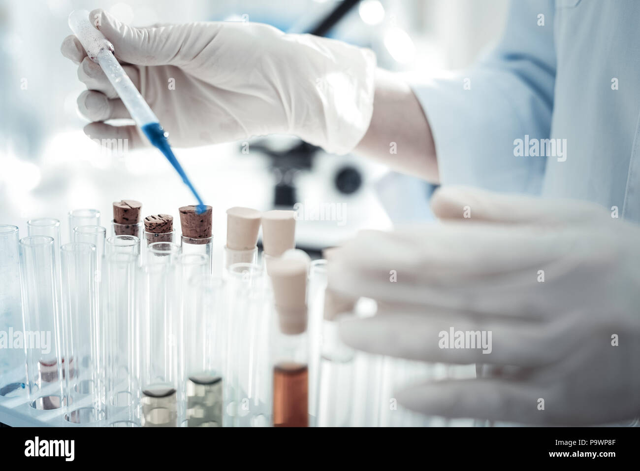 Test sample being taken hi-res stock photography and images - Alamy