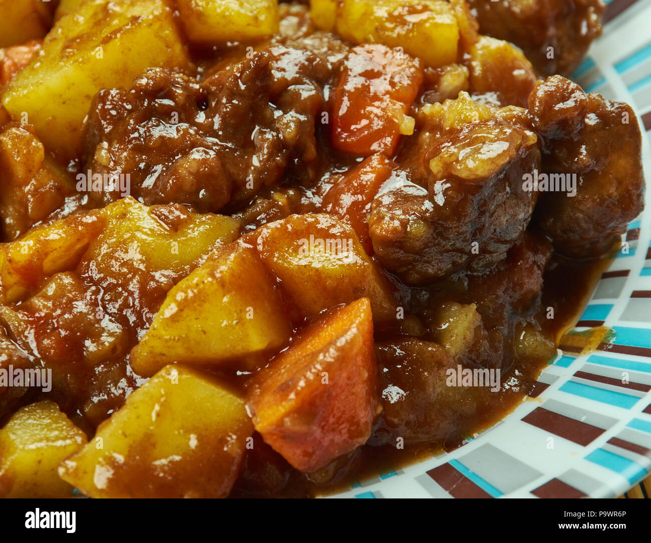 Pork Estofado - Filipino sweet and salty pork stew made with soy sauce ...