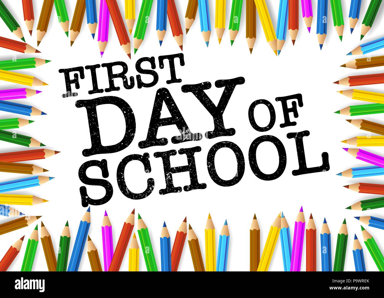 First day back into office Stock Vector Images - Alamy