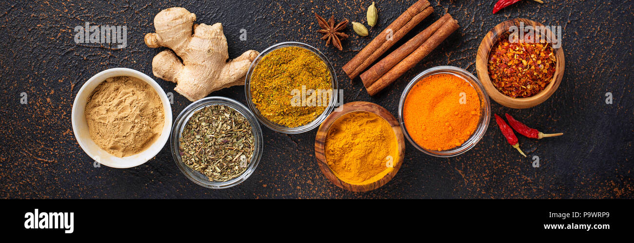 Indian spices hi-res stock photography and images - Alamy