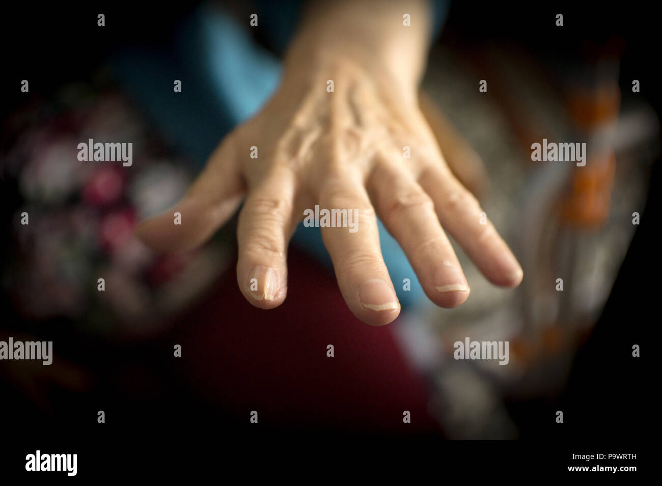Helping hands care home dementia nurse hi-res stock photography and ...