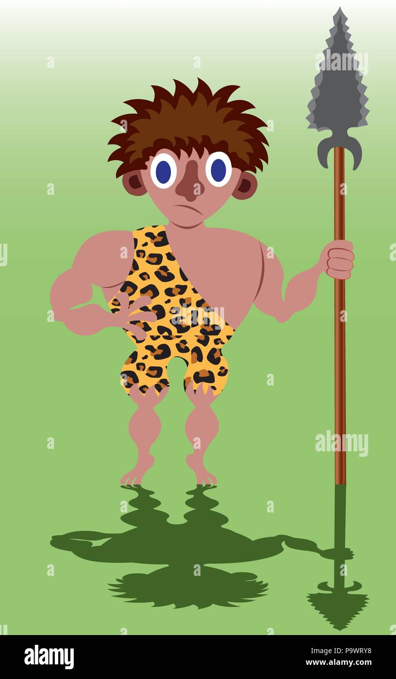 Cave men Stock Vector Images - Alamy