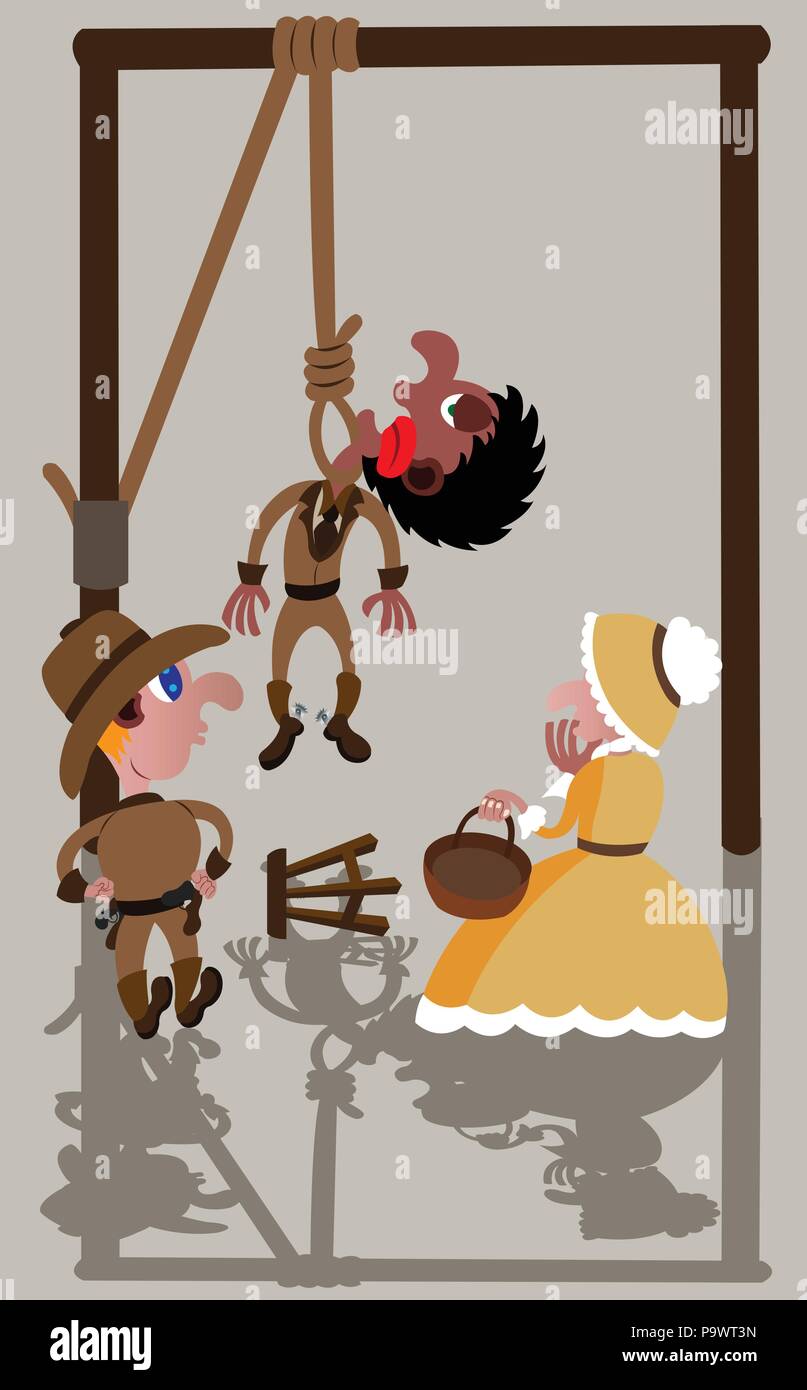 Hang gallows Stock Vector Images - Alamy