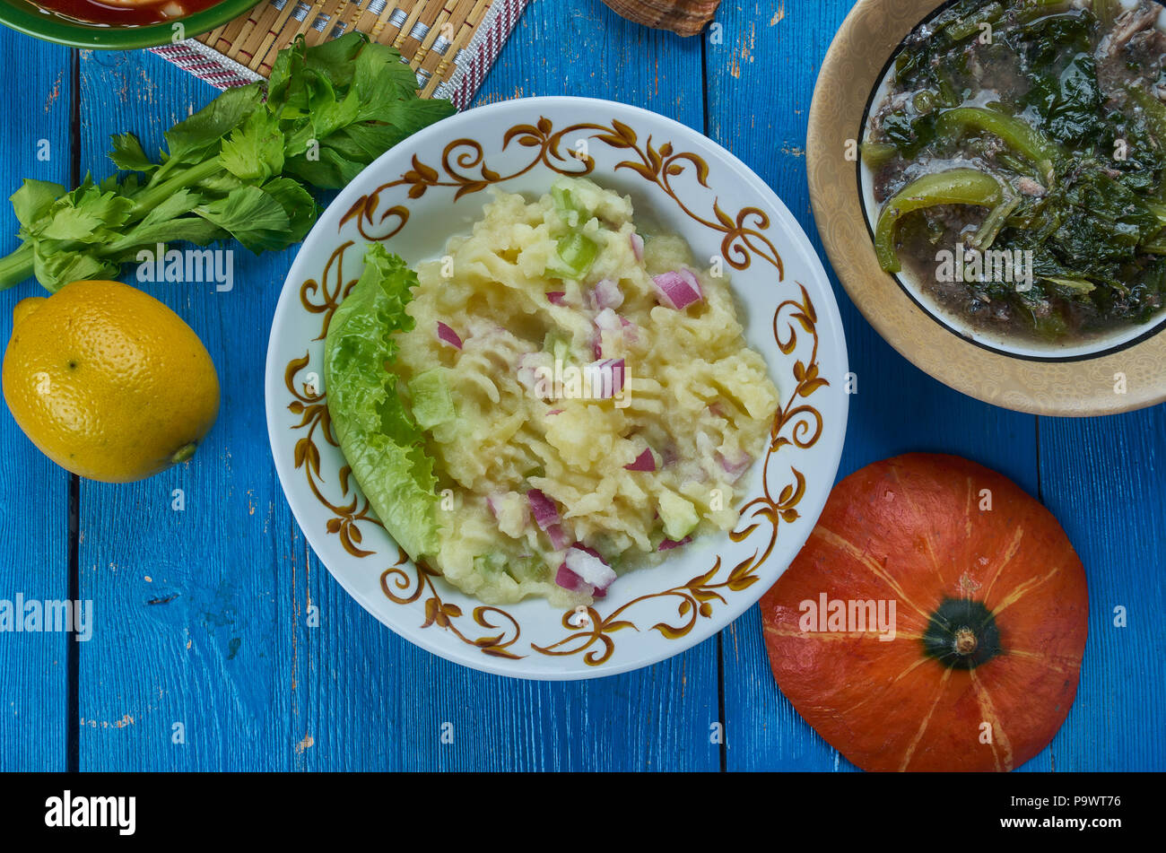Alu Pitika, Mashed Potato in Mustard Oil , Assamese cuisine South-East ...