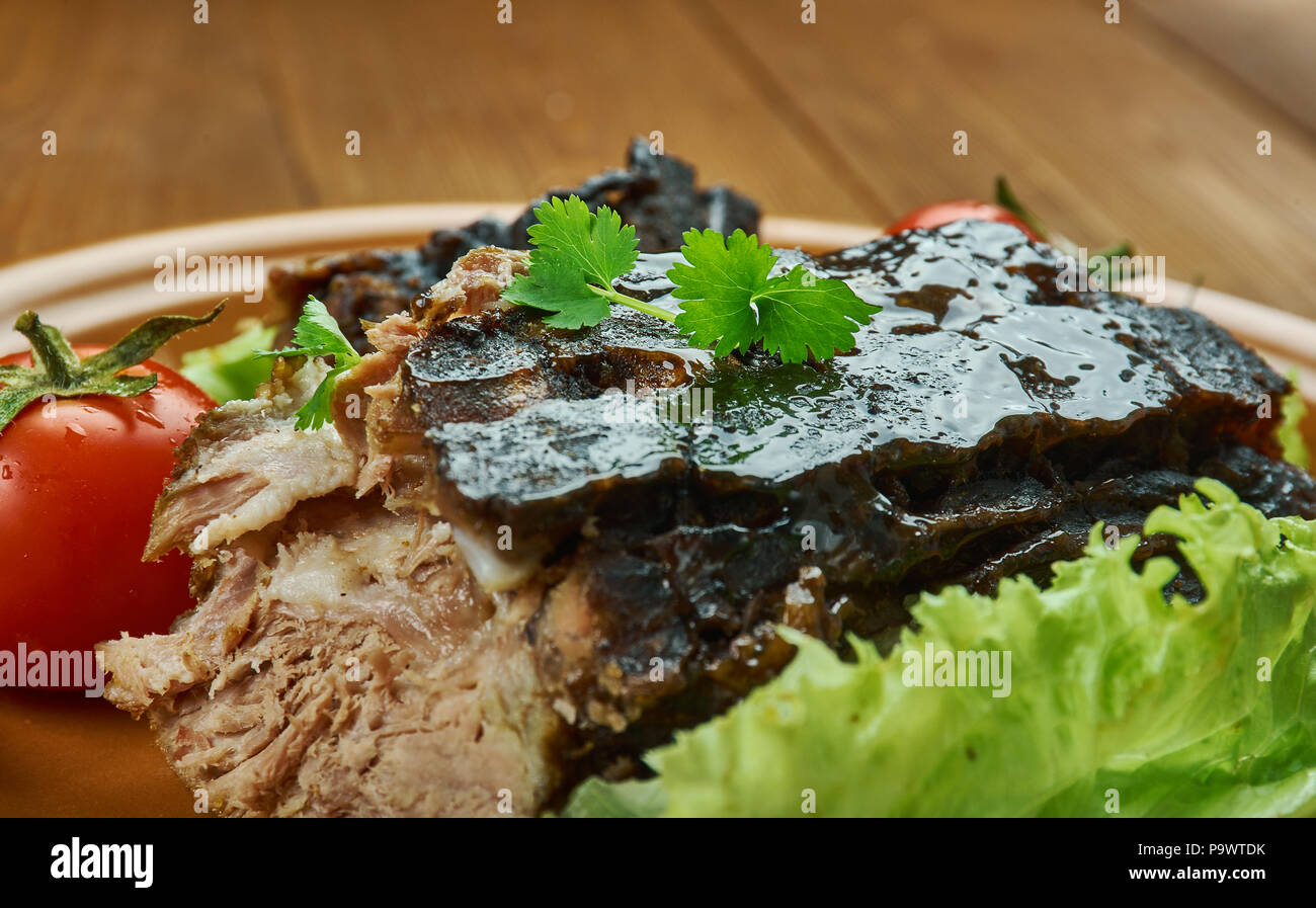 Cuban Mojo Marinated Pork - Lechon Asado, traditional Cuban roasted ...