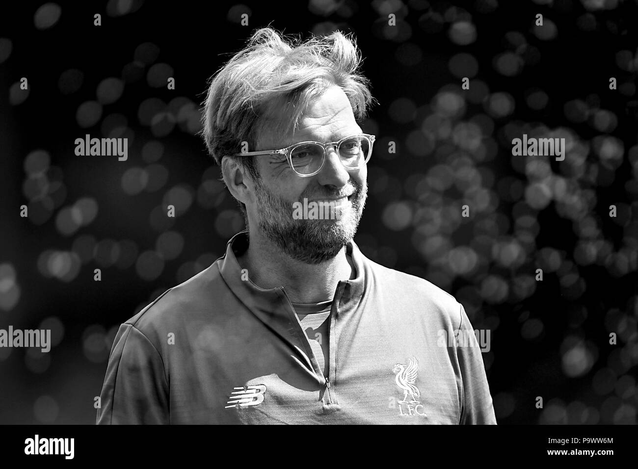 Liverpool manager jurgen klopp soccer football Black and White Stock ...