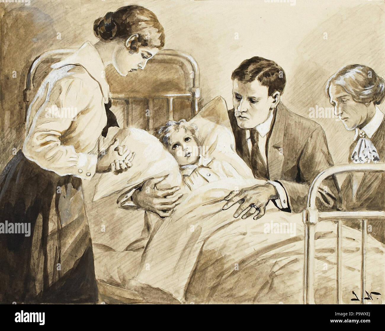 Convalescent painting hi-res stock photography and images - Alamy