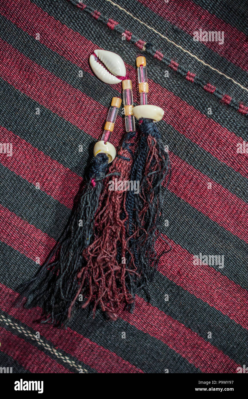 Selection of Ottoman Turkish traditional tassels in various colors ...
