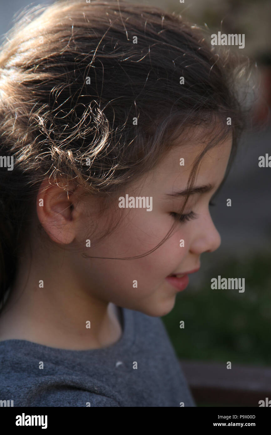 Cute 6 year old girl hi-res stock photography and images - Alamy