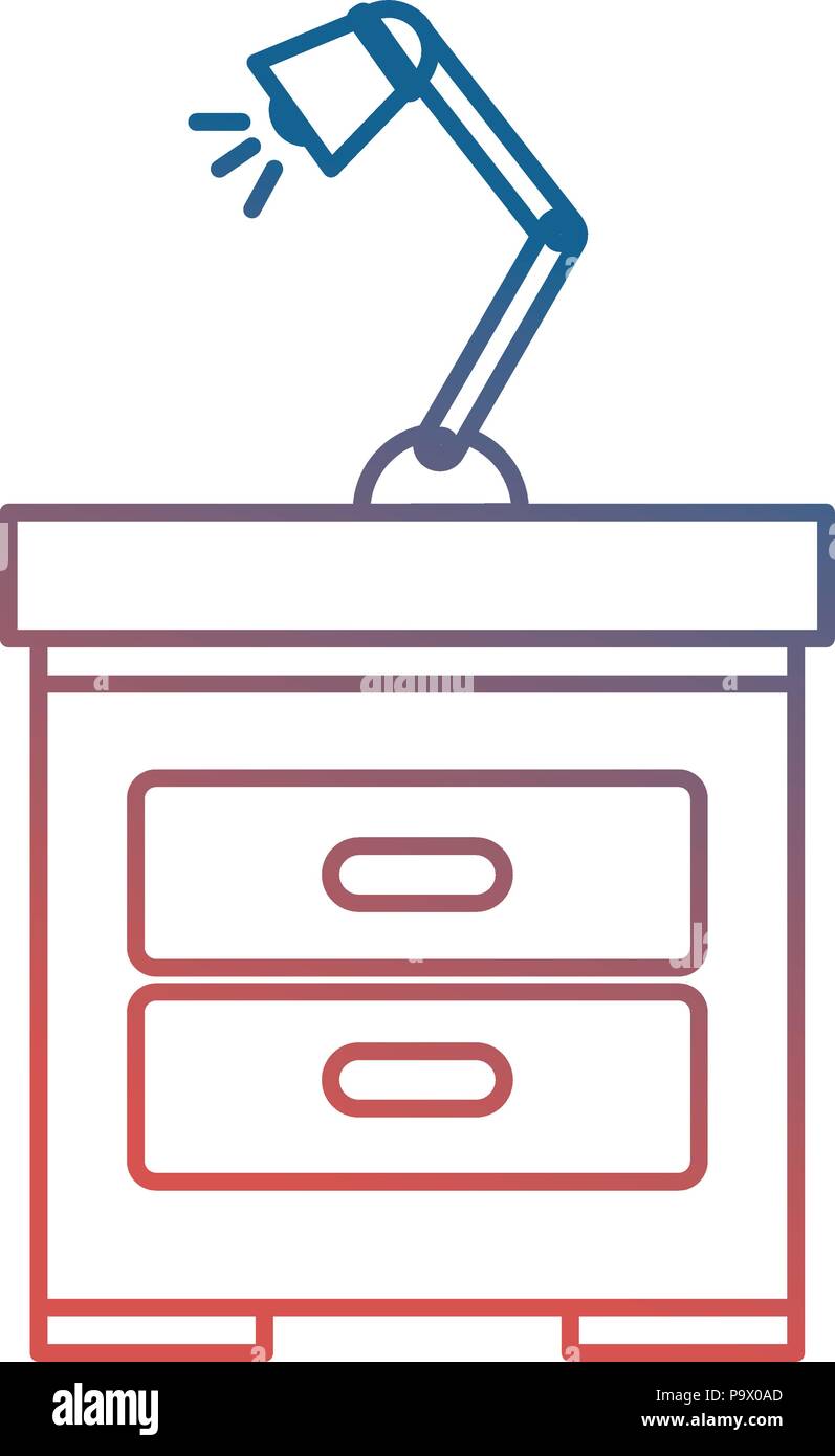 drawer with lamp icon Stock Vector Image & Art - Alamy