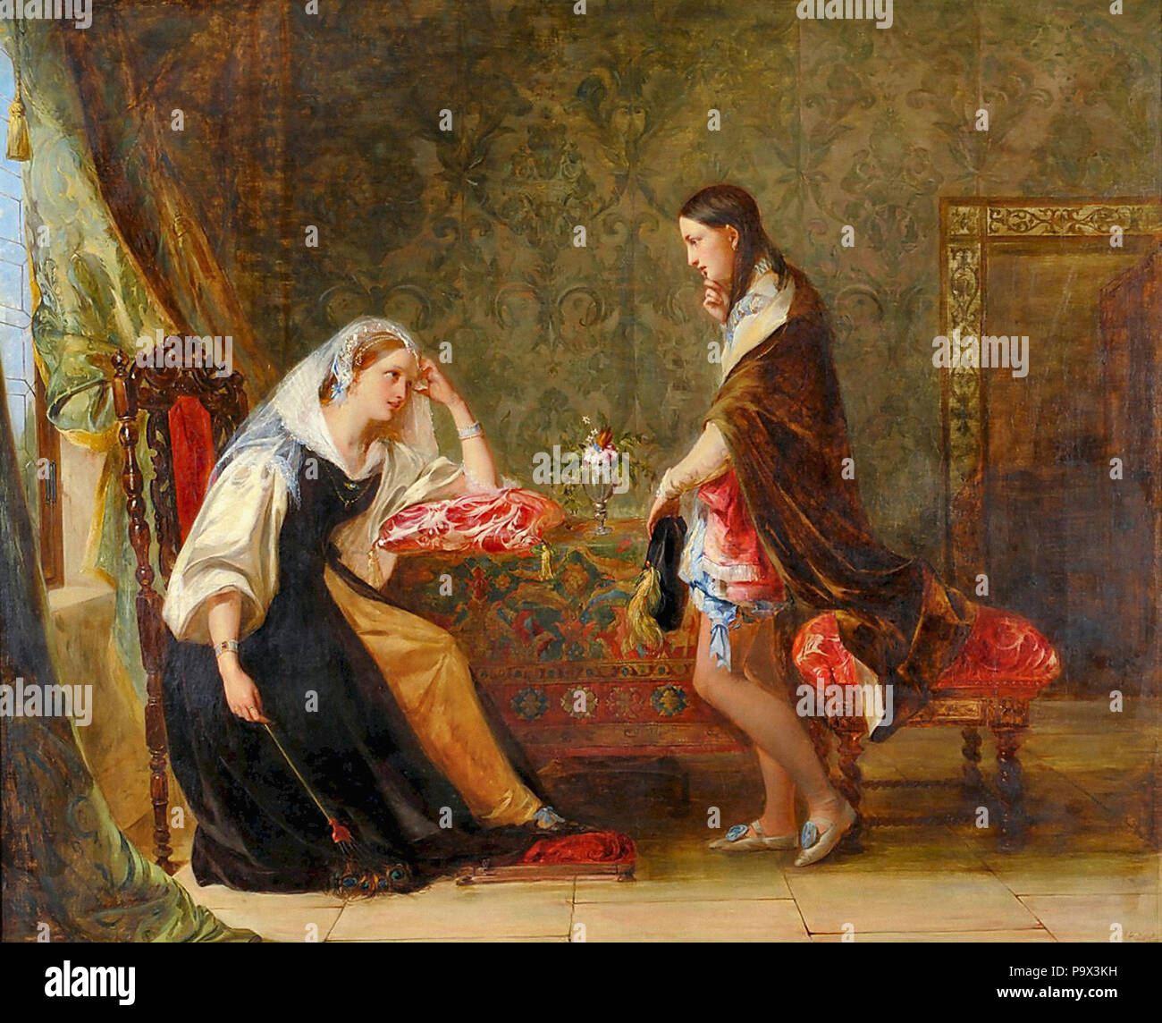 O 'neil Henry Nelson - Scene from Twelfth Night Stock Photo - Alamy