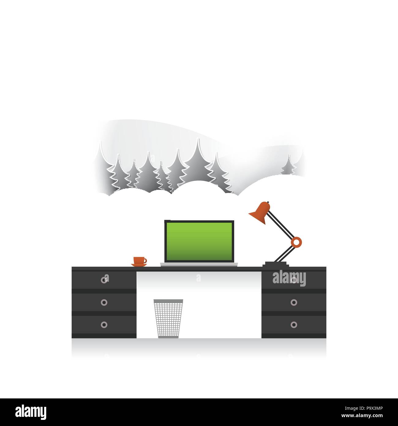 Dreaming In The Office - Holiday Is Coming - Office Interior Concept ...