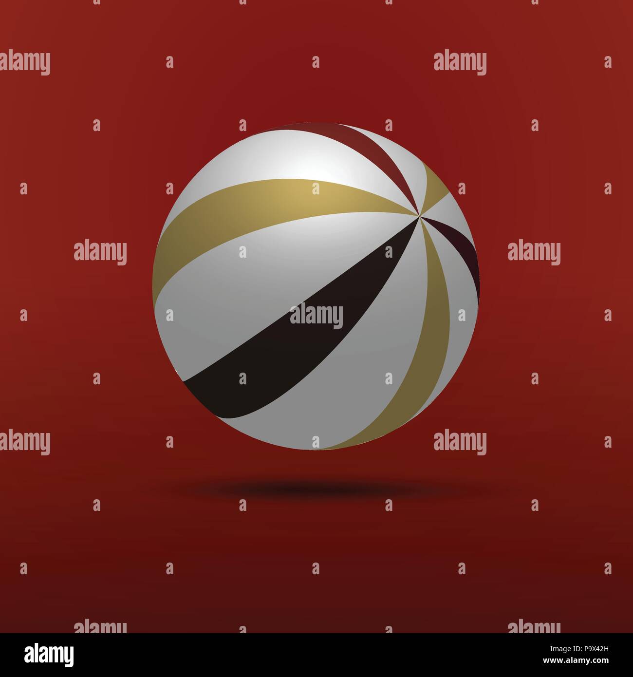 World globe beach ball Stock Vector Images - Alamy